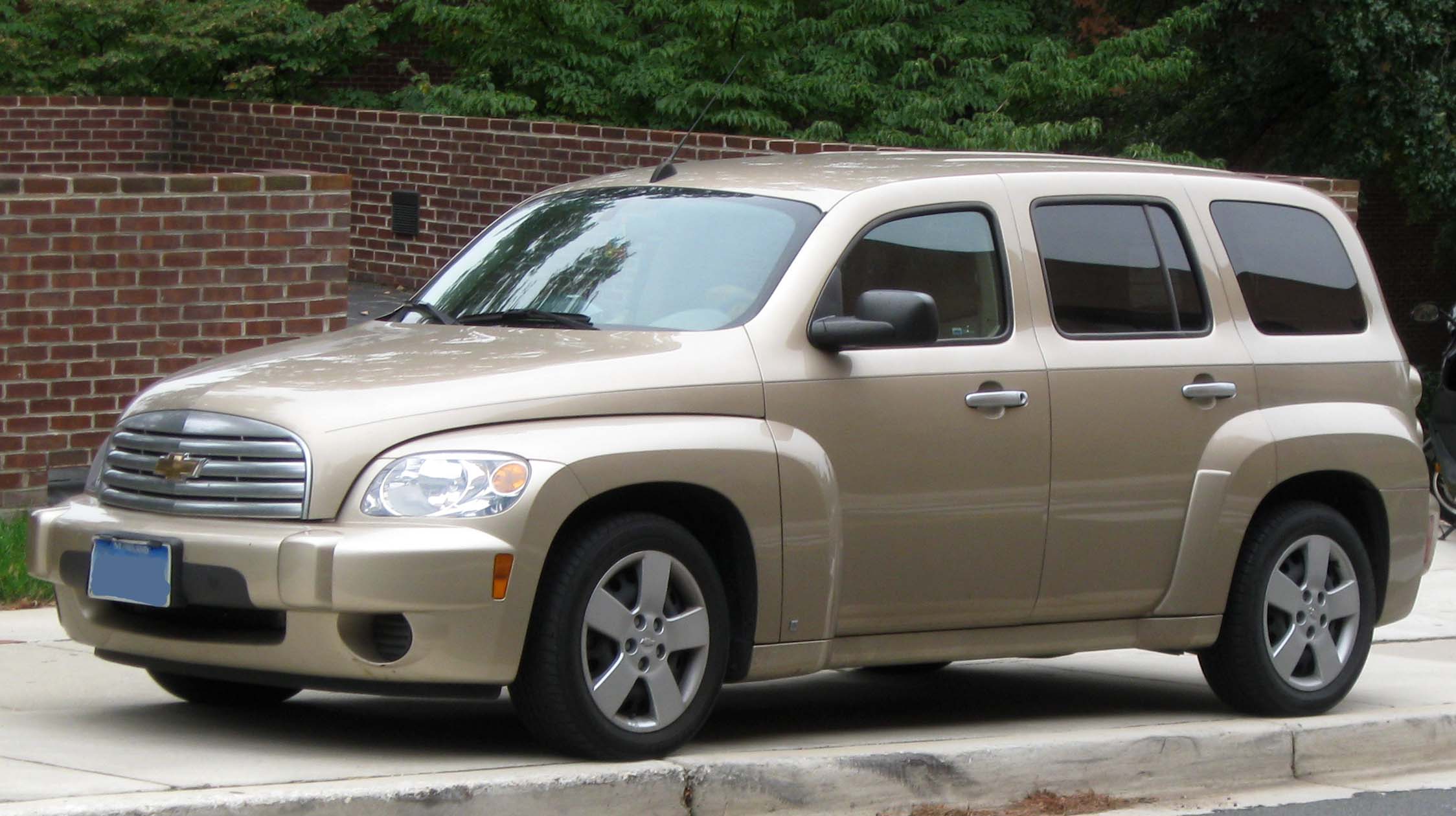 Chevrolet HHR technical specifications and fuel economy